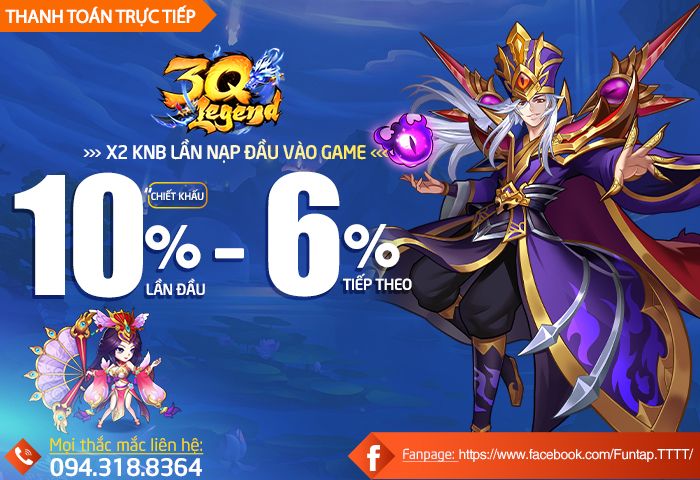 Game 3Q Legend - Danh Tướng Truyền Kỳ